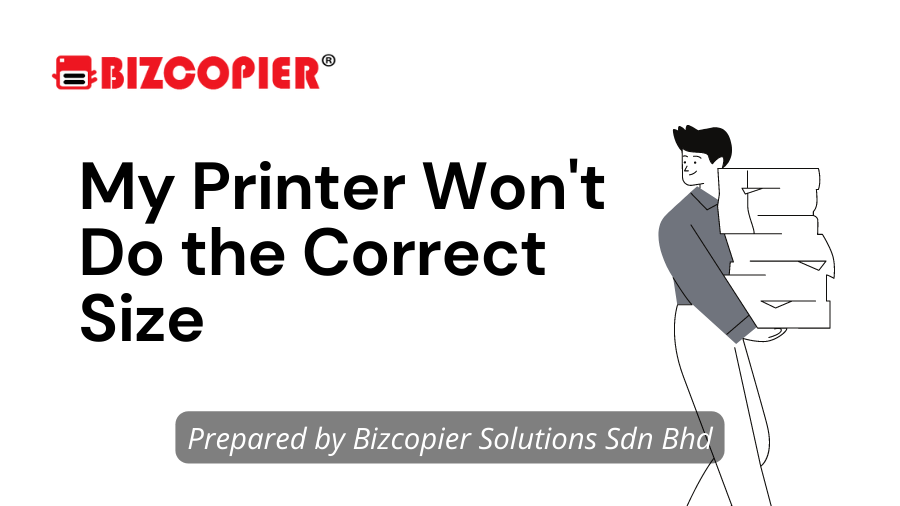 My Printer Won’t Do the Correct Size - Ricoh Color MFP/Photocopier ...